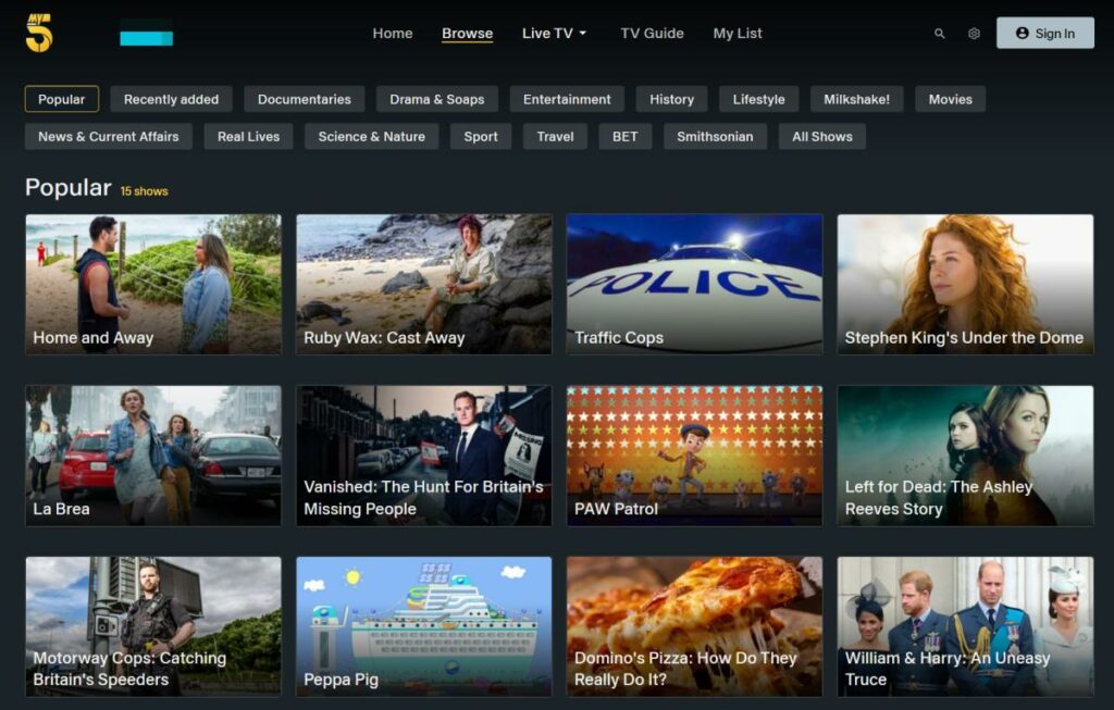 Channel 5 Disappears From Freeview And Freesat’s Guides | Cord Busters
